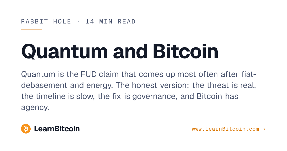 Quantum and Bitcoin | LearnBitcoin